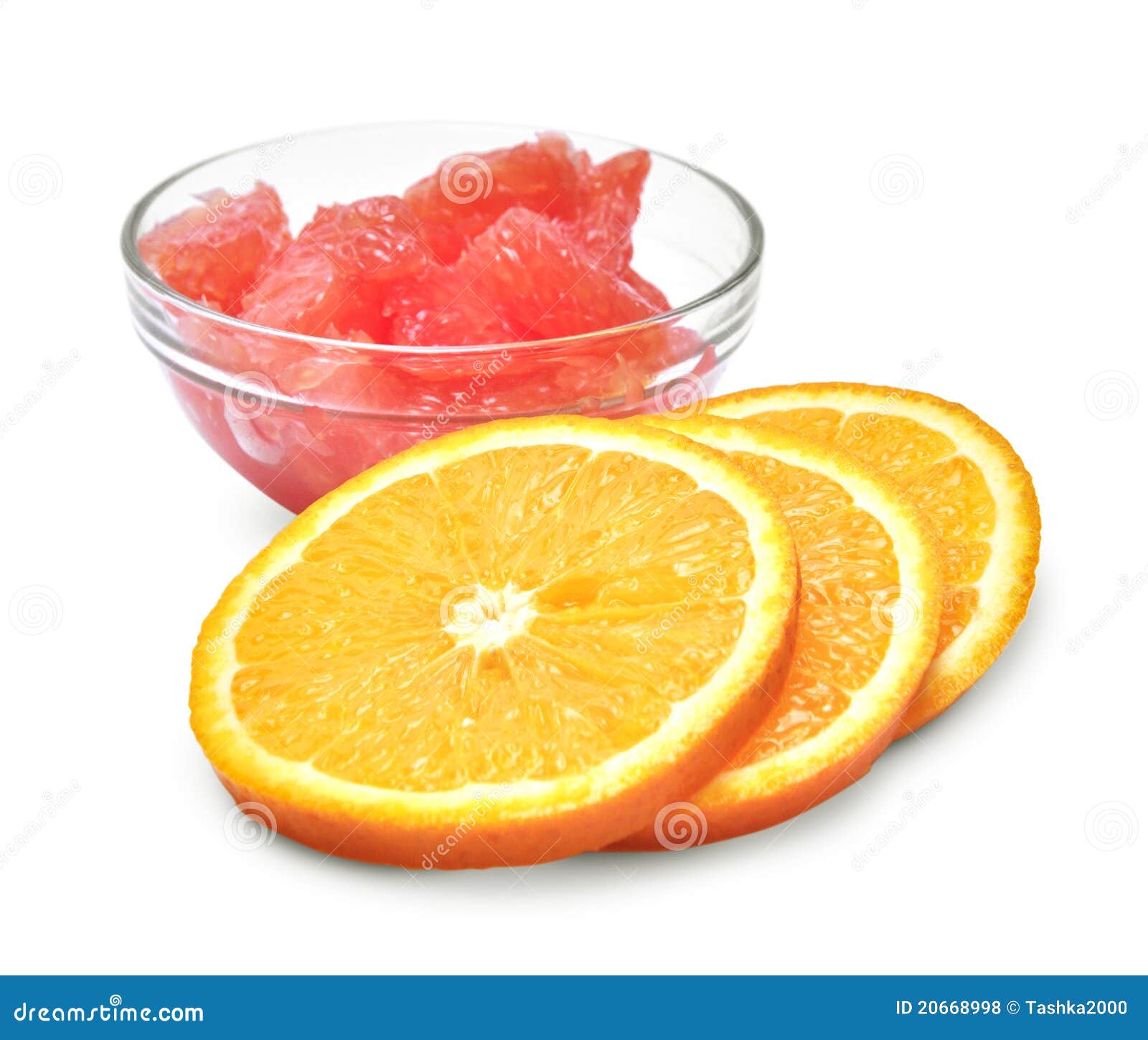 Orange And Grapefruit Slices Royalty Free Stock Photos - Image: 20668998