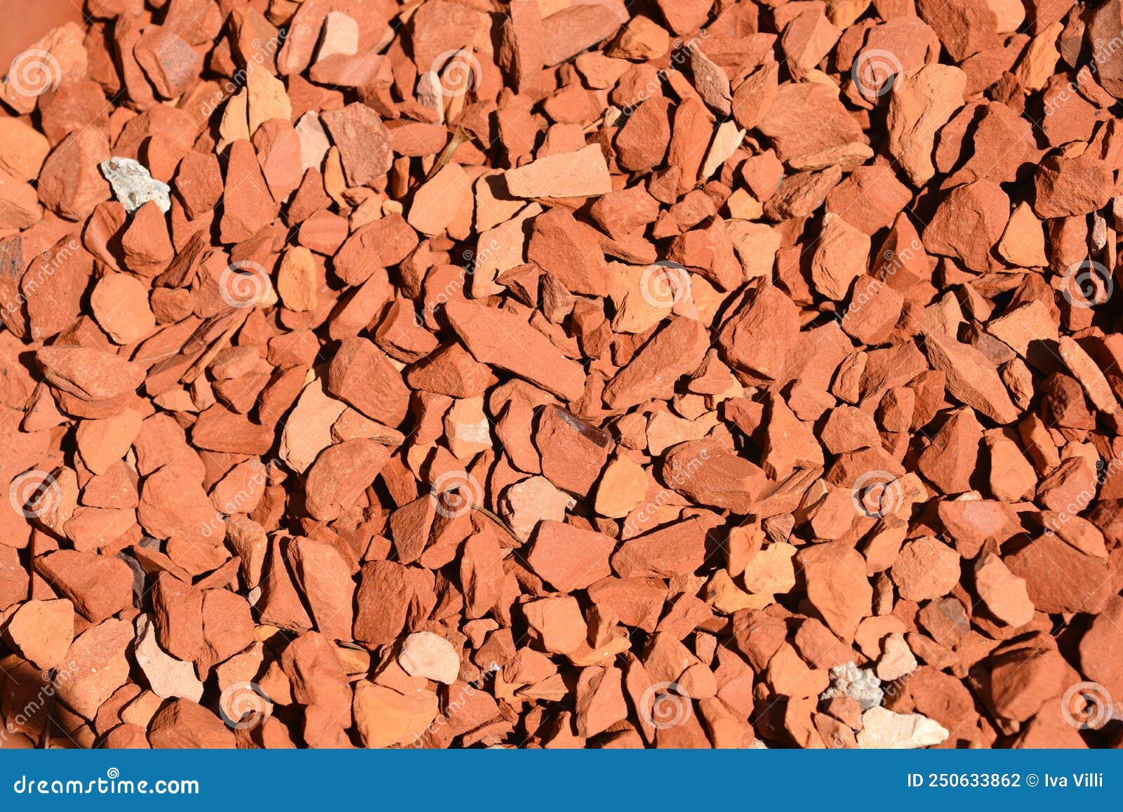 Orange Gravel stock photo. Image of material, fragment - 250633862