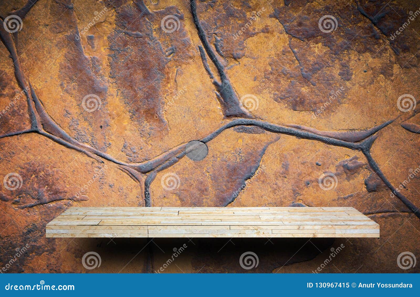 Orange Rock Layers Wall for Texture Background Stock Image - Image of ...
