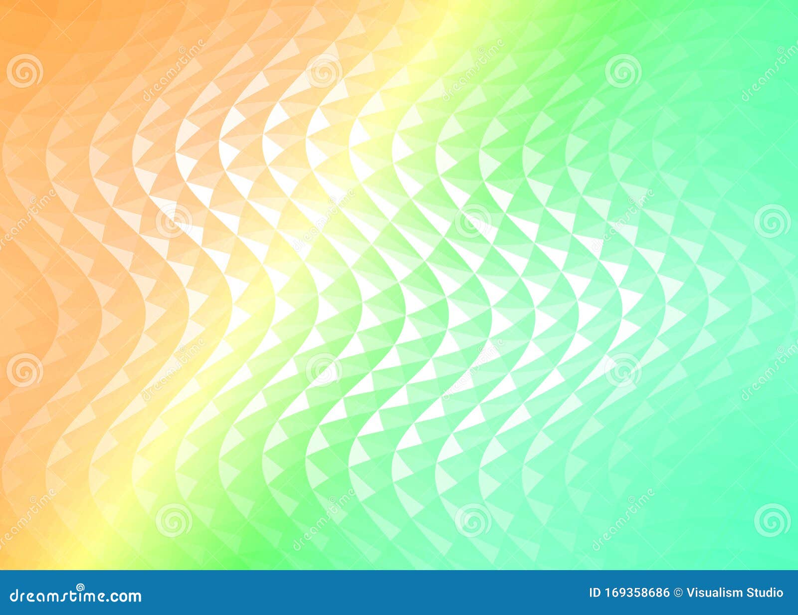 Orange and Green Abstract Geometric Pattern and Texture for Any ...