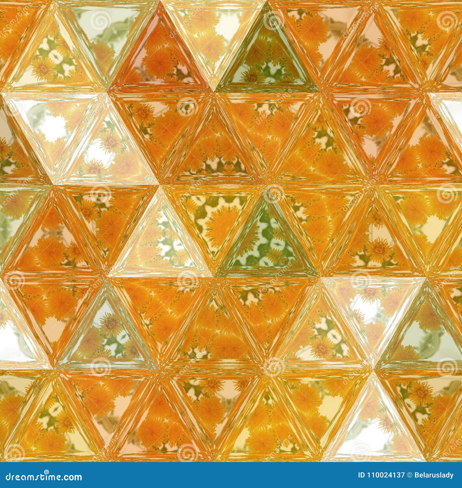Orange and Green Background Effect Patchwork Transparent Glass Effect ...