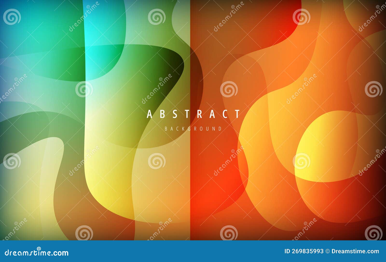 Orange Green Gradient Color Abstract Light Background. Modern ...