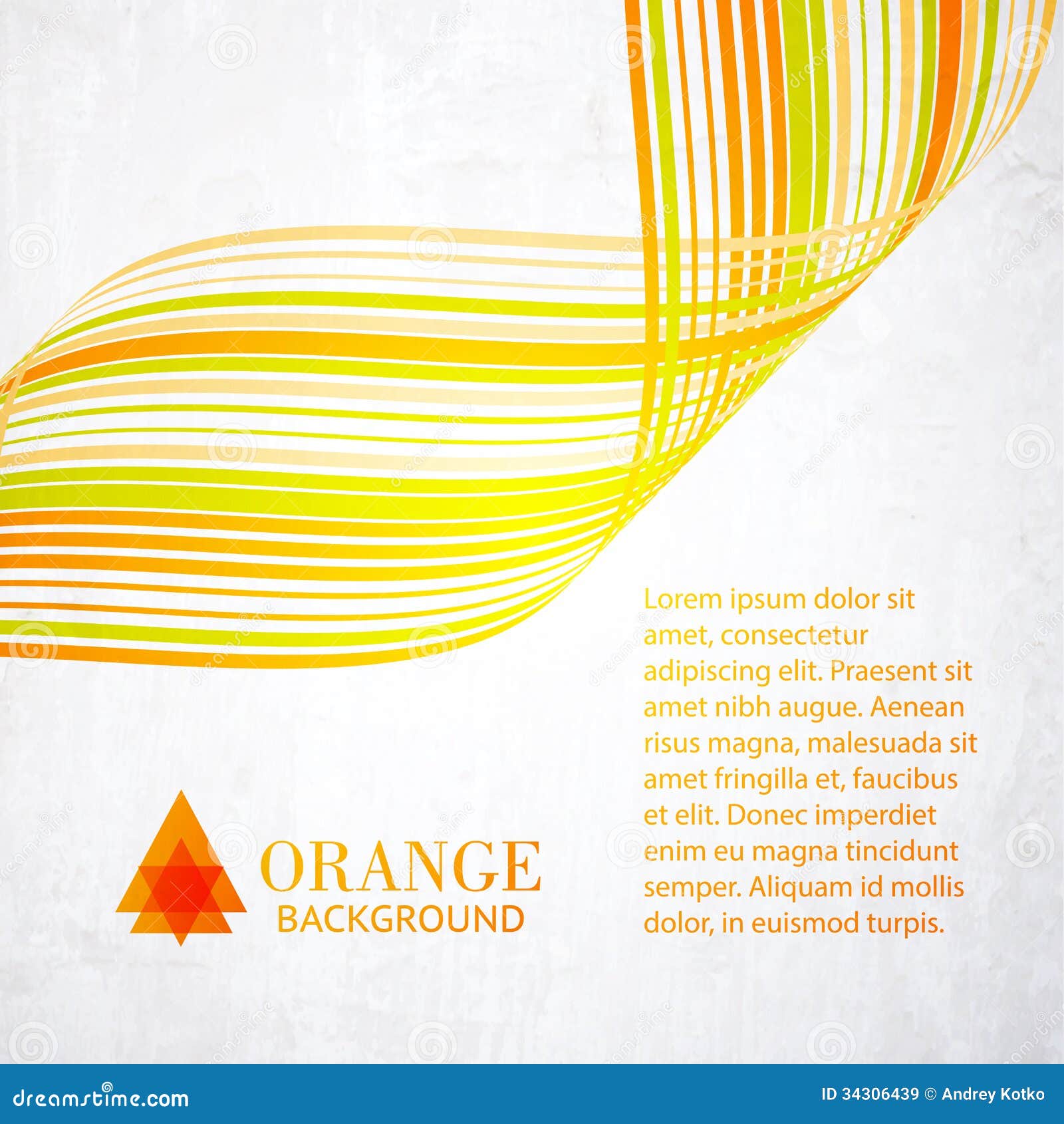 Orange and Green Line Background Stock Vector - Illustration of empty ...