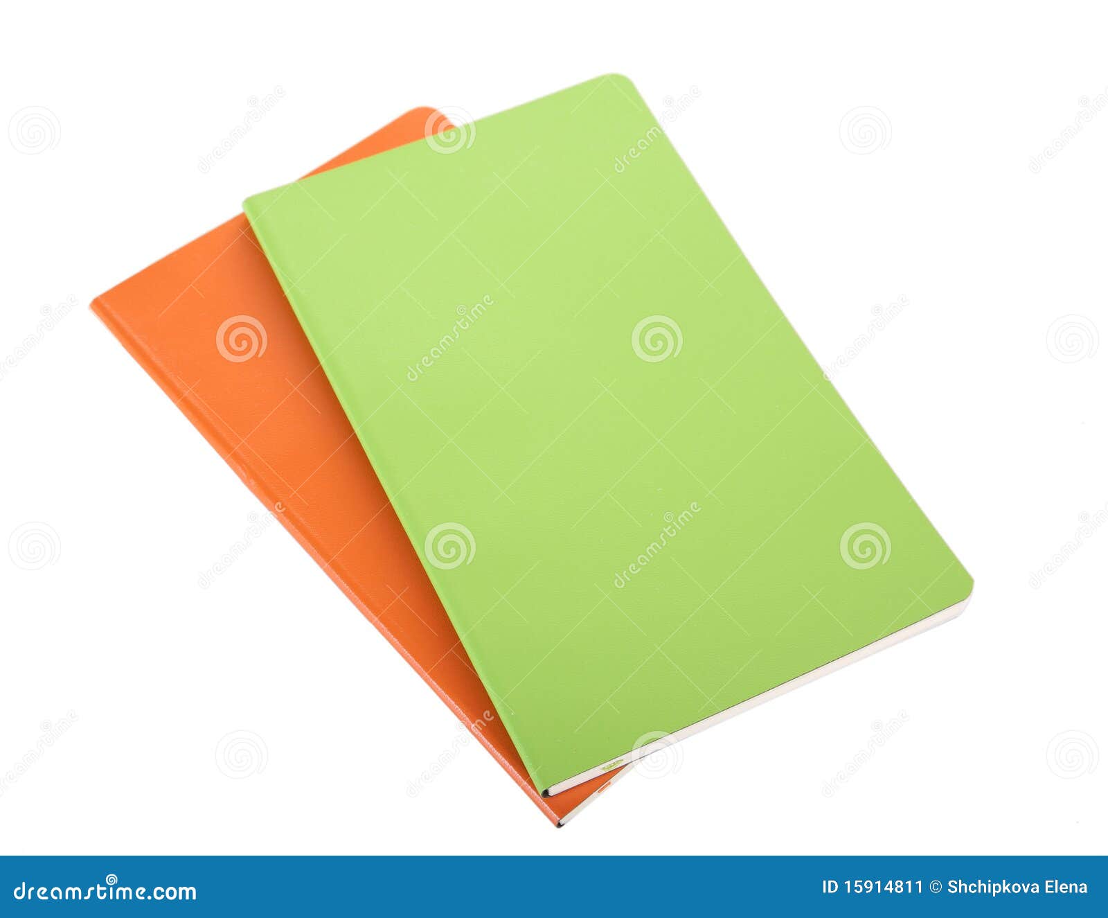 Orange and Green Writing-books Stock Image - Image of pages, writing ...