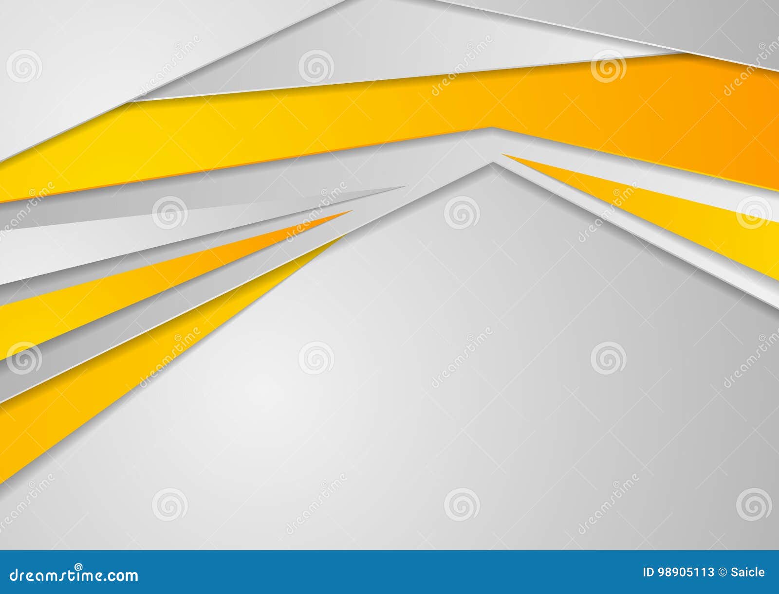 Orange and Grey Abstract Corporate Stripes Background Stock Vector ...