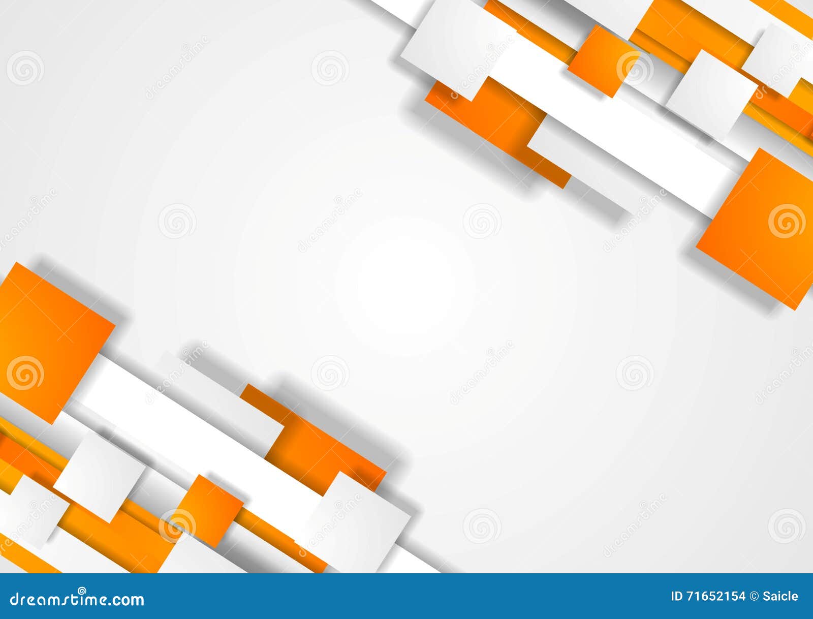 Orange Grey Tech Corporate Background Stock Vector - Illustration of ...