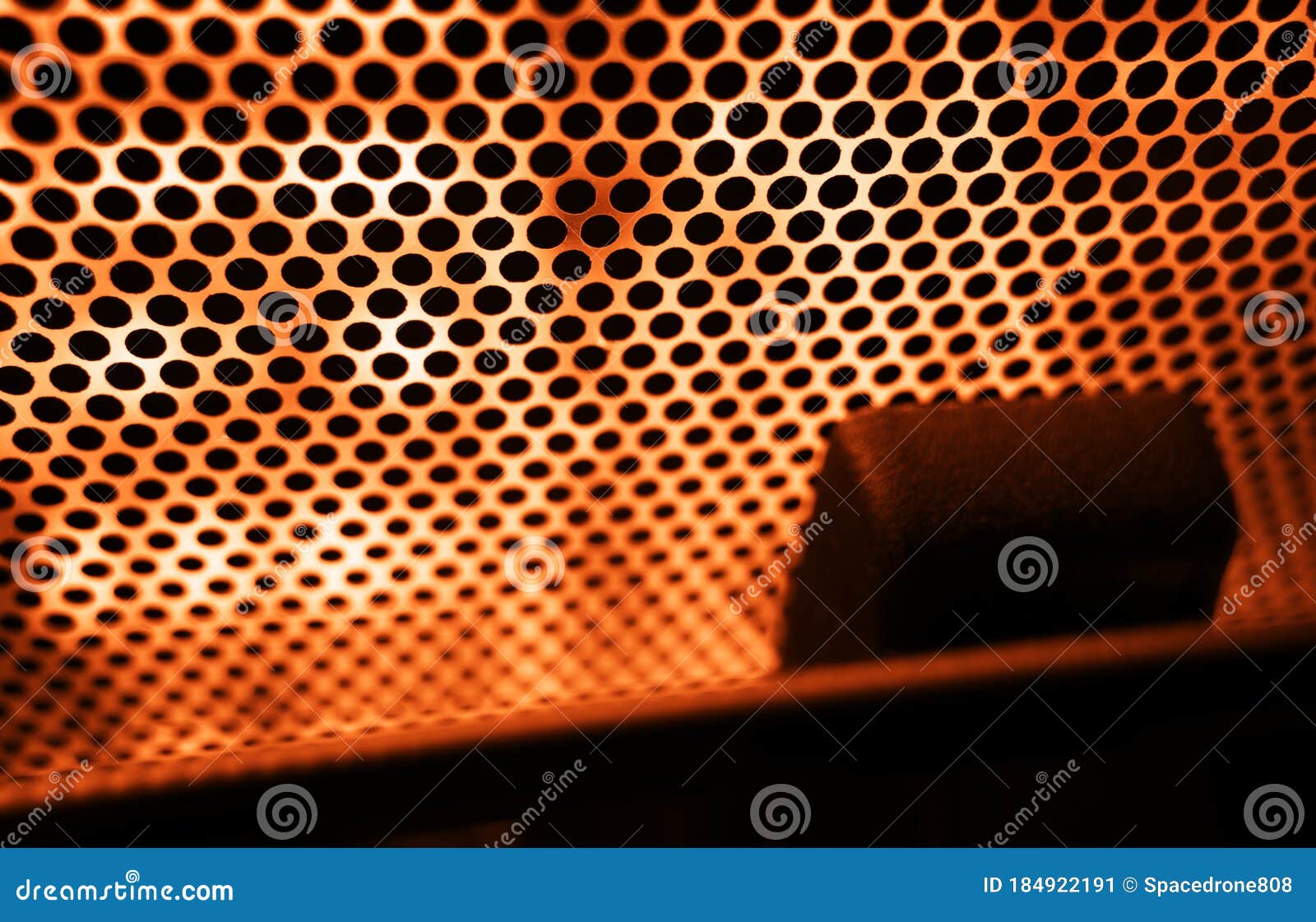 Orange Grid Dotted Pattern Background Stock Image - Image of backdrop ...