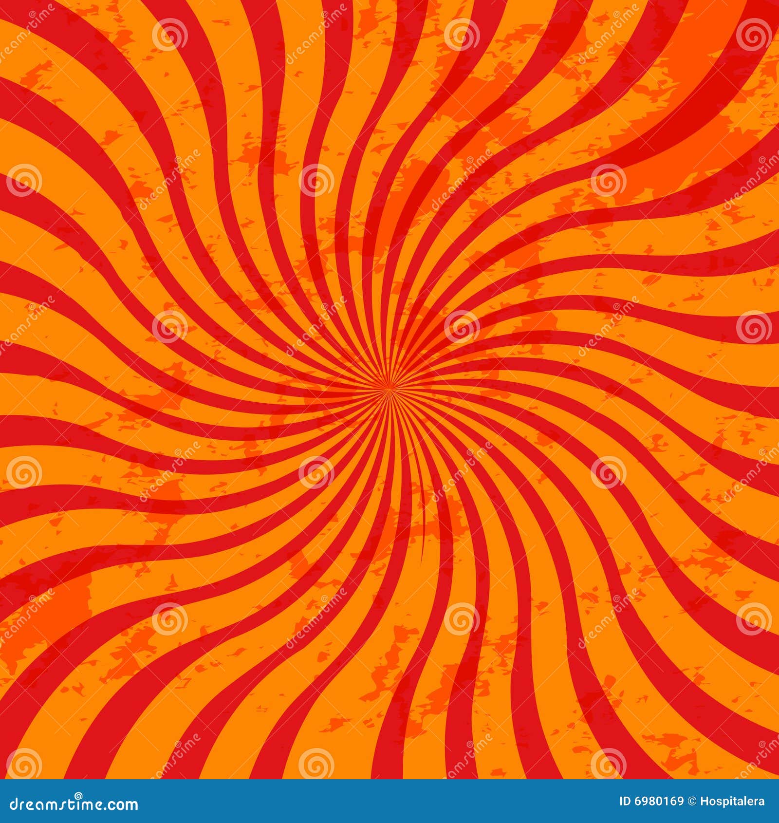 Orange grunge sunburst stock vector. Illustration of stripes - 6980169