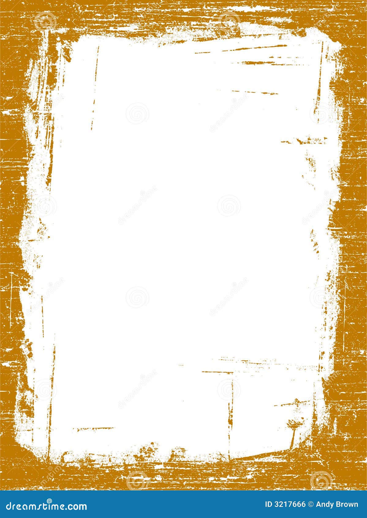 Orange Grunged border stock vector. Illustration of paint - 3217666