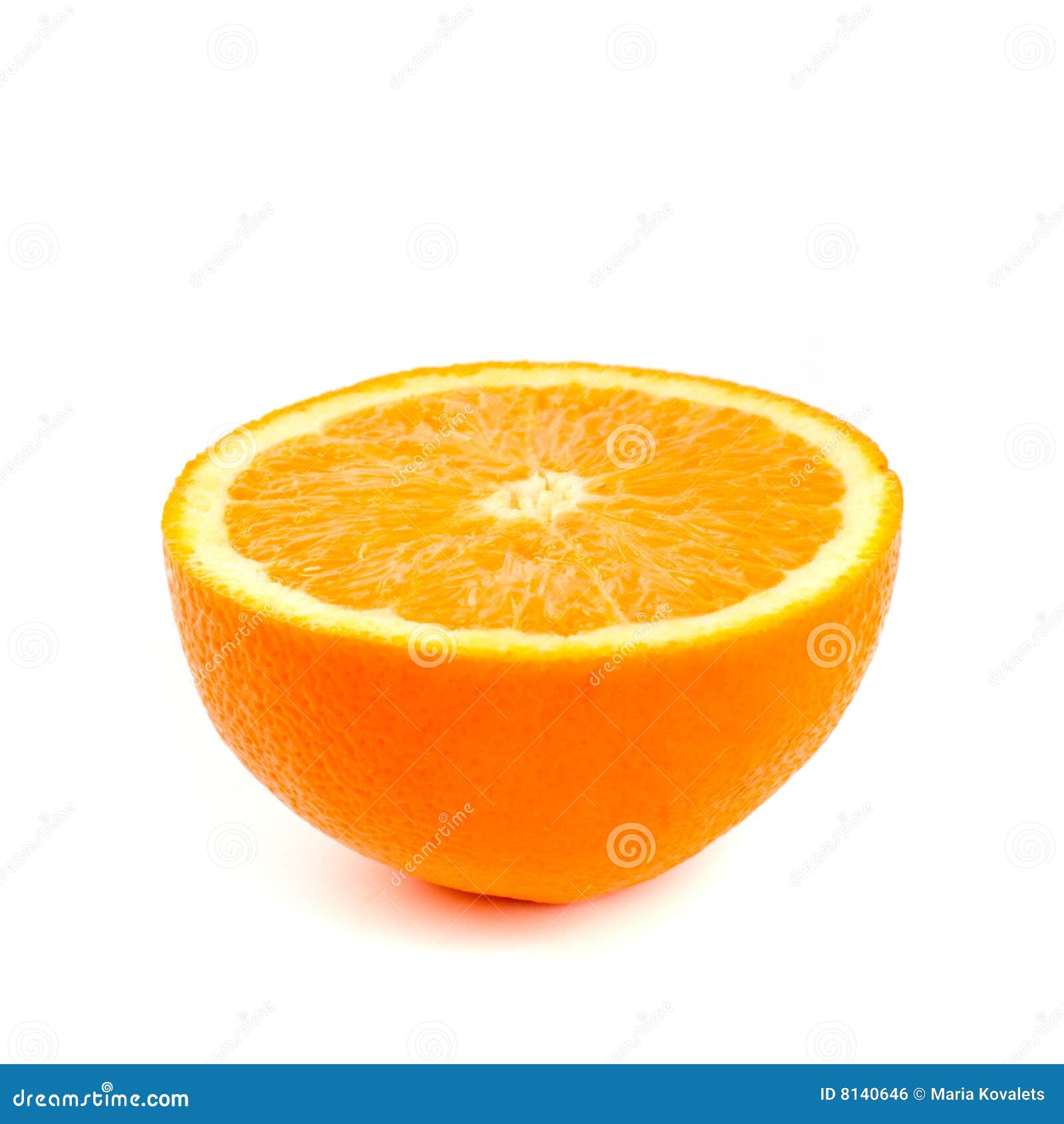 Orange half stock photo. Image of citrus, succulent, savory - 8140646