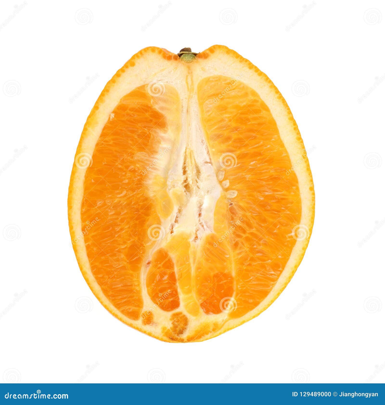 Orange half fruit sliced stock photo. Image of freshness - 129489000