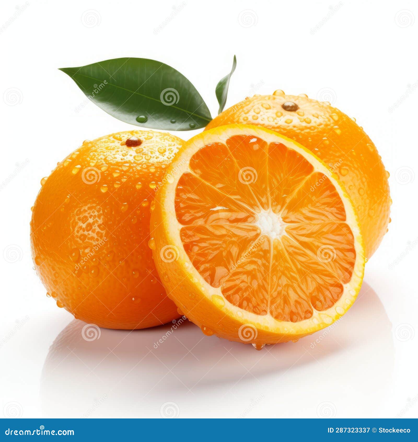 Monochromatic Orange Product Photography on White Background Stock ...
