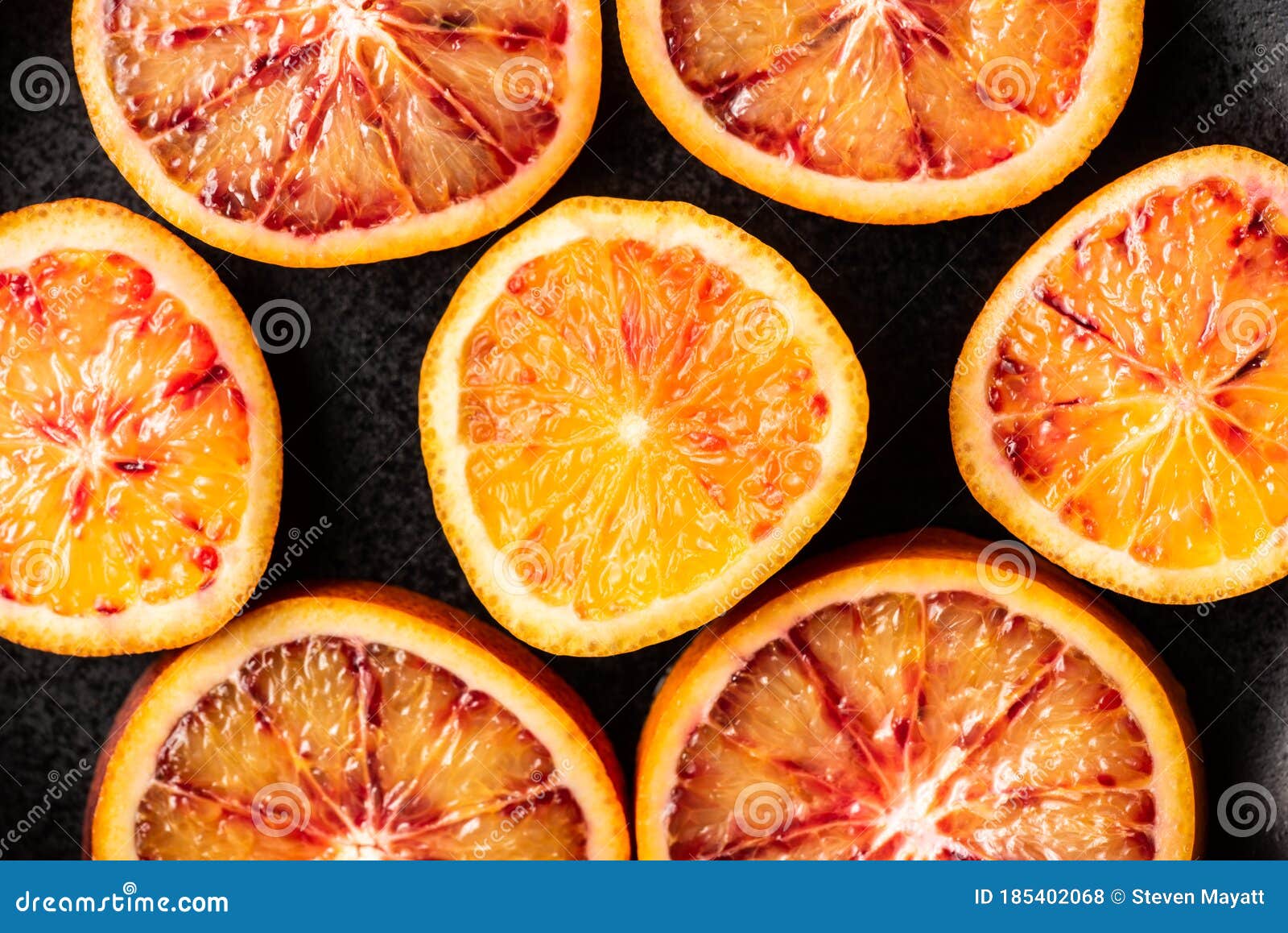 Orange halves stock photo. Image of flesh, orange, slice - 185402068