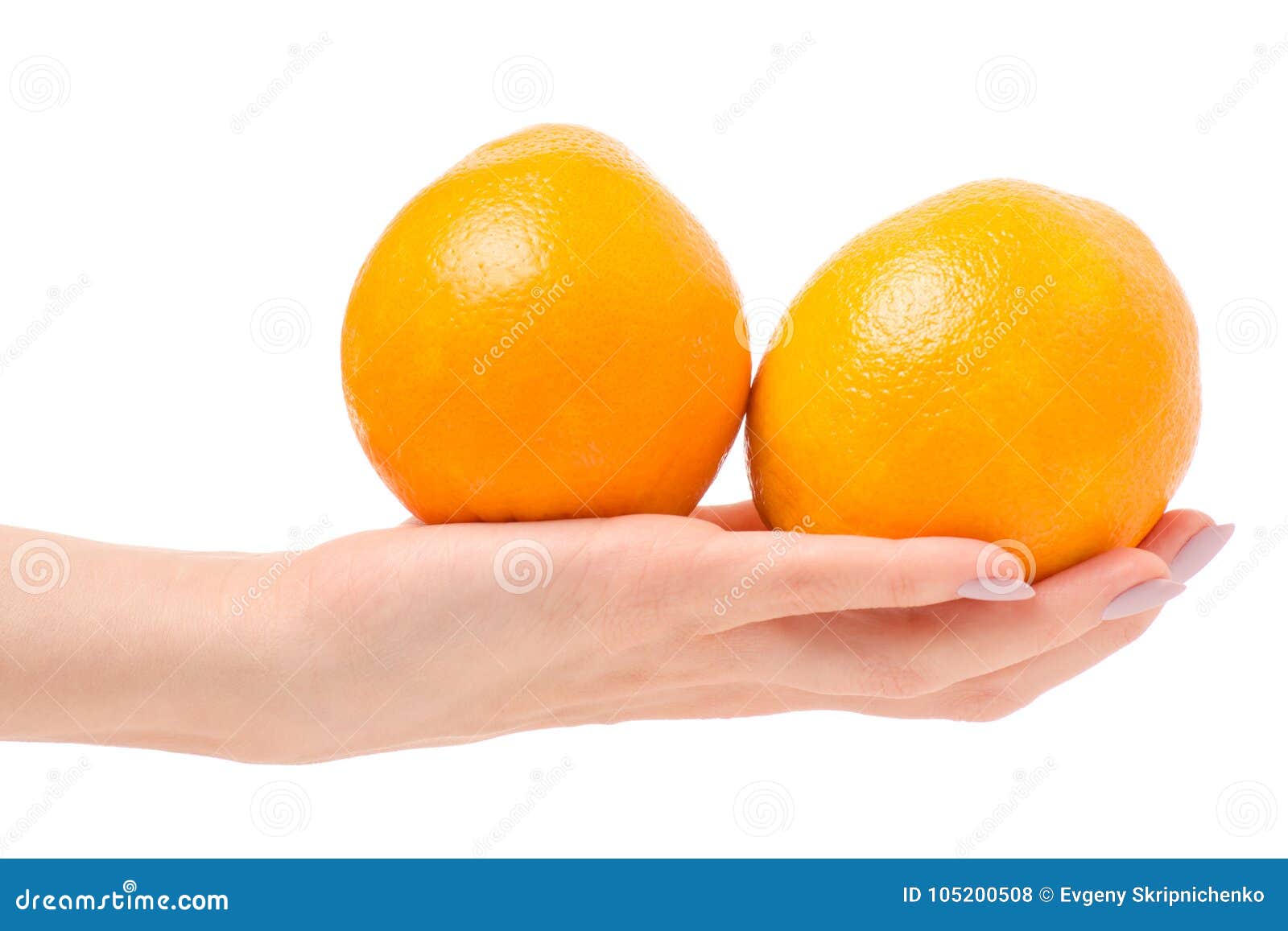 Orange in hand stock photo. Image of contact, diet, organic - 105200508