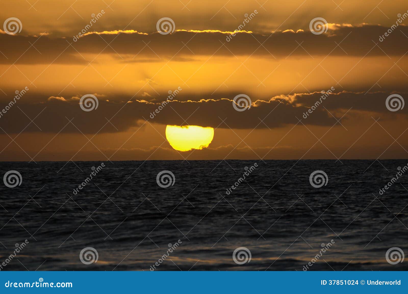Orange Hard Sun stock photo. Image of horizon, light - 37851024