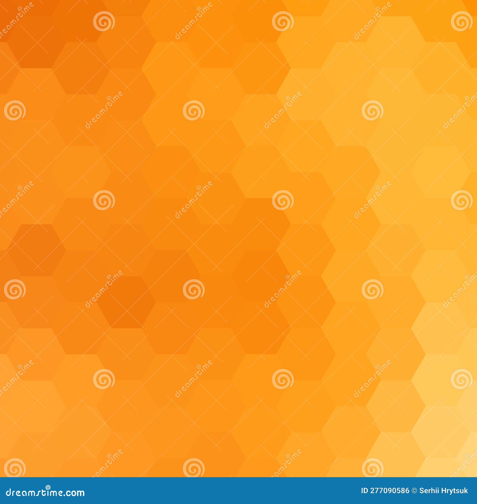 Orange Hexagon Background. Abstract Illustration. Eps 10 Stock ...