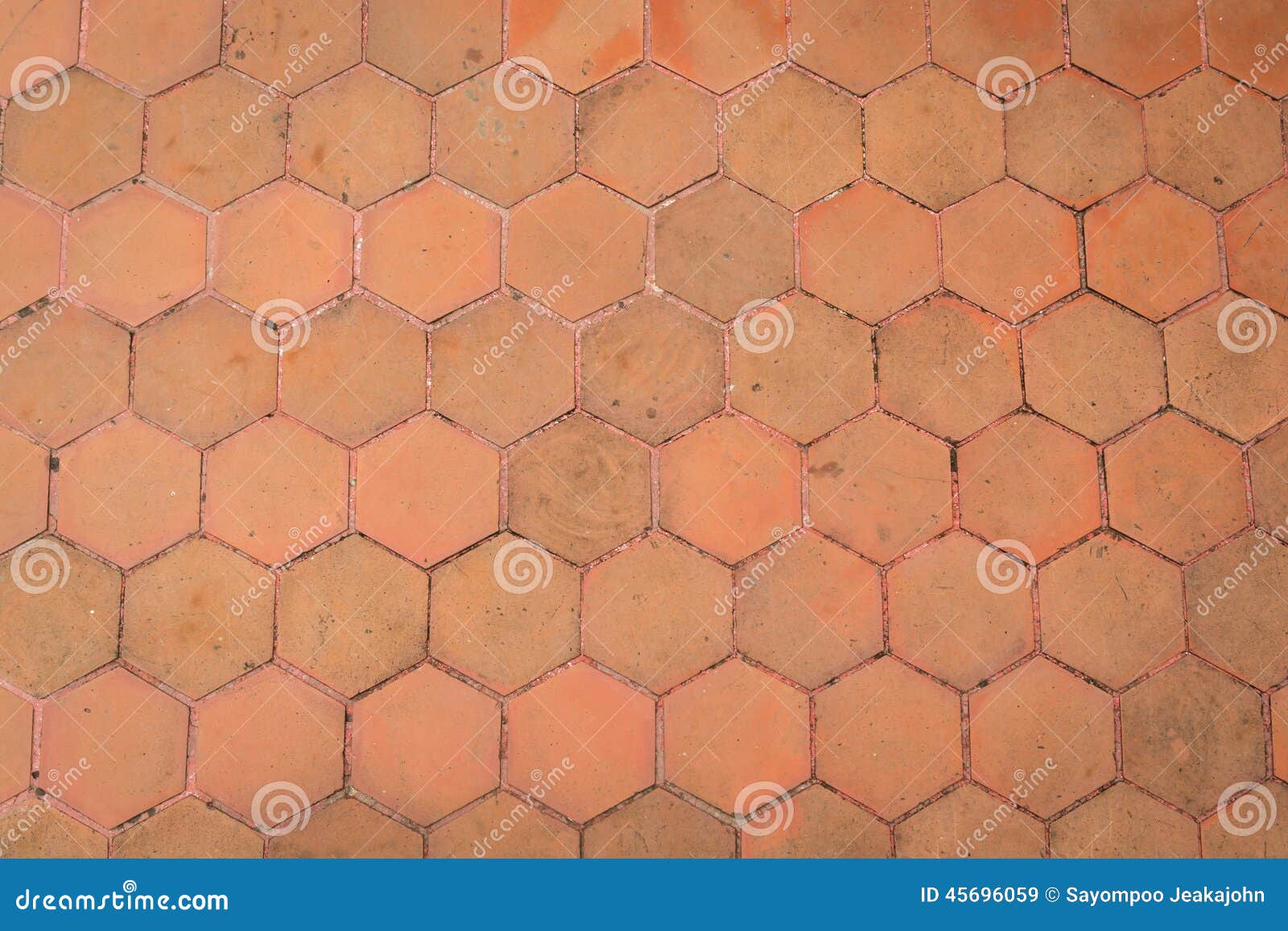 Orange Hexagon Floor Texture Stock Image - Image of ground, closeup ...