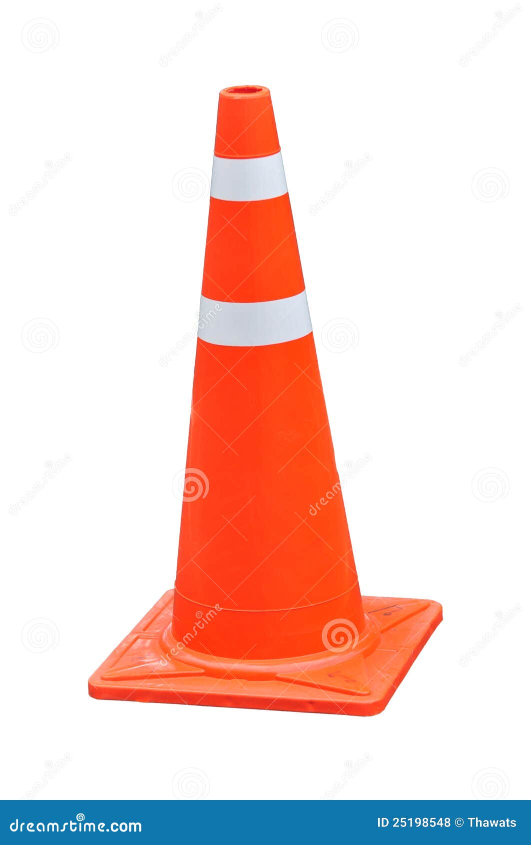 Orange highway traffic stock photo. Image of warning - 25198548