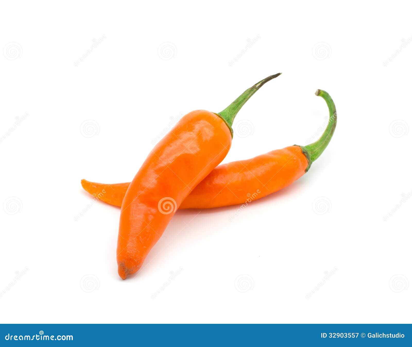 Orange hot chili pepper stock image. Image of orange - 32903557