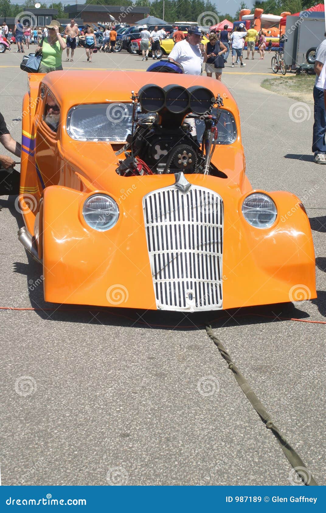 Orange hot rod stock image. Image of people, engines, rods - 987189