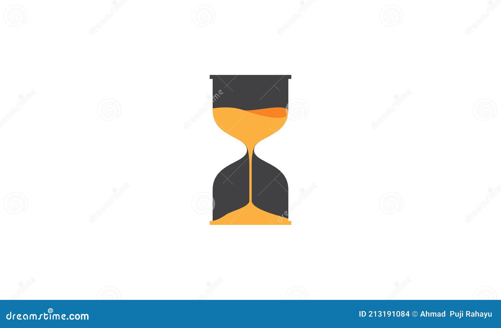 Orange Hourglass Logo Symbol Vector Icon Illustration Design Stock ...