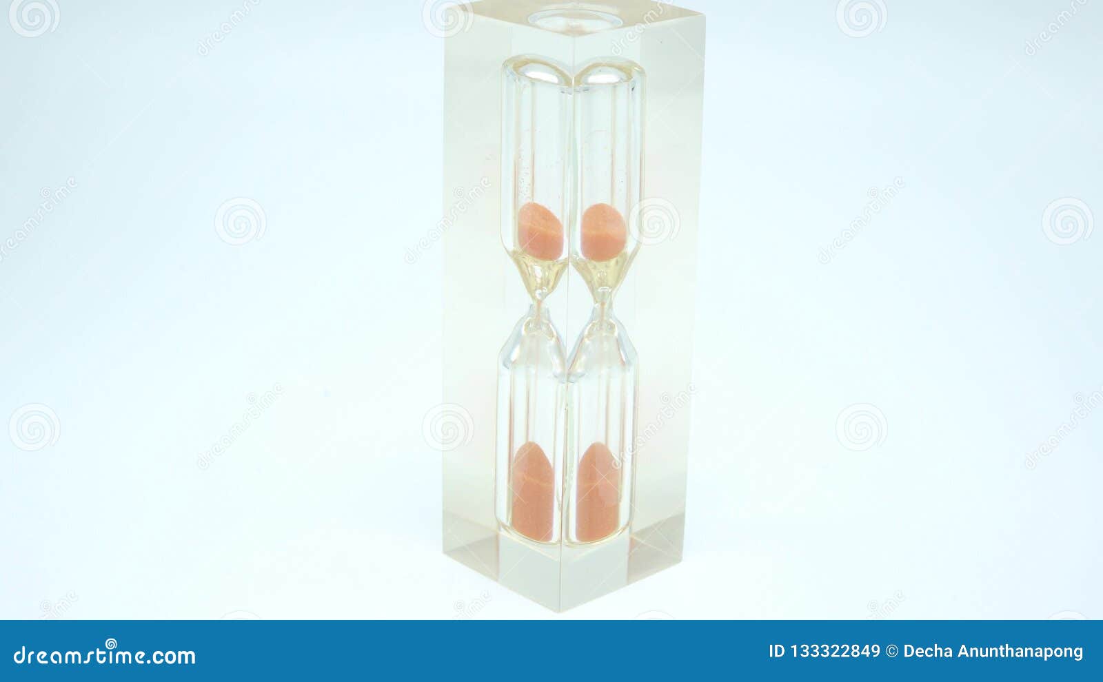 Orange hourglass stock video. Video of passing, instrument - 133322849