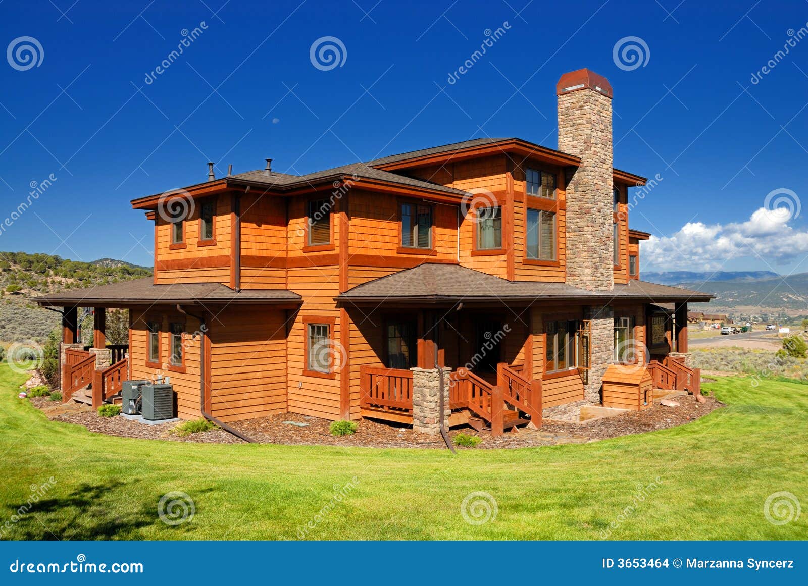 Orange Colored Houses