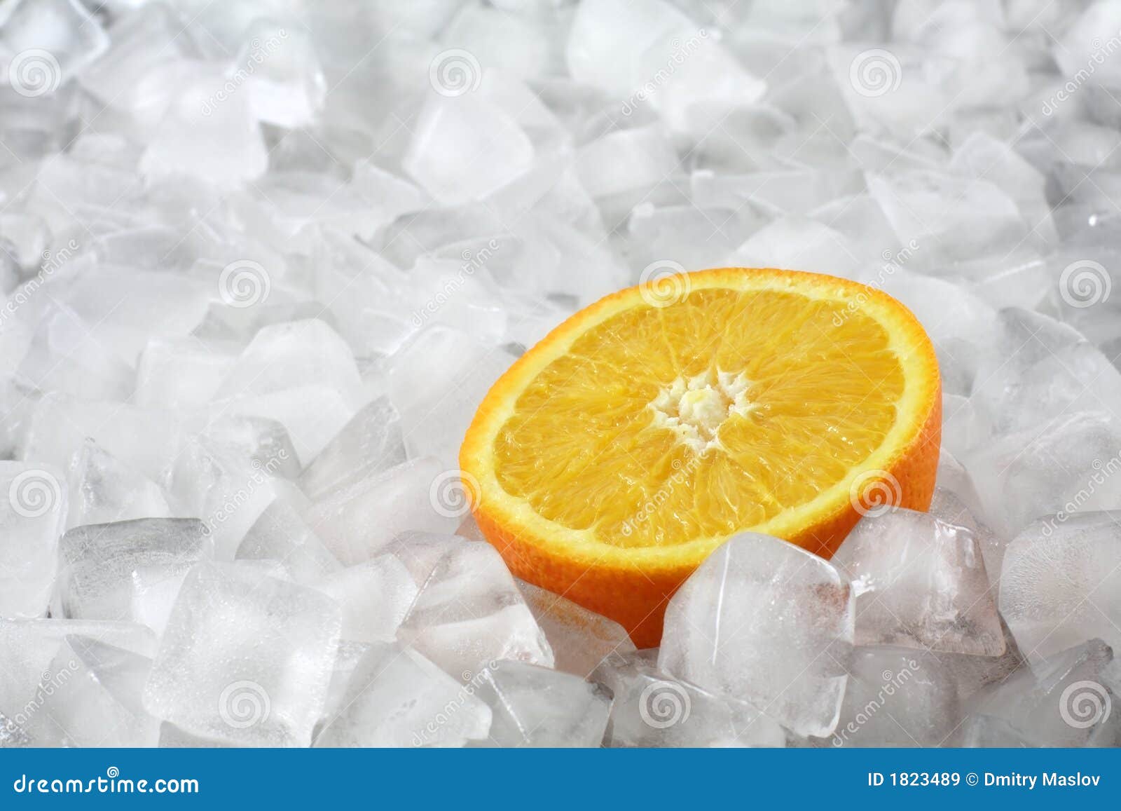 Orange On Ice Picture. Image: 1823489