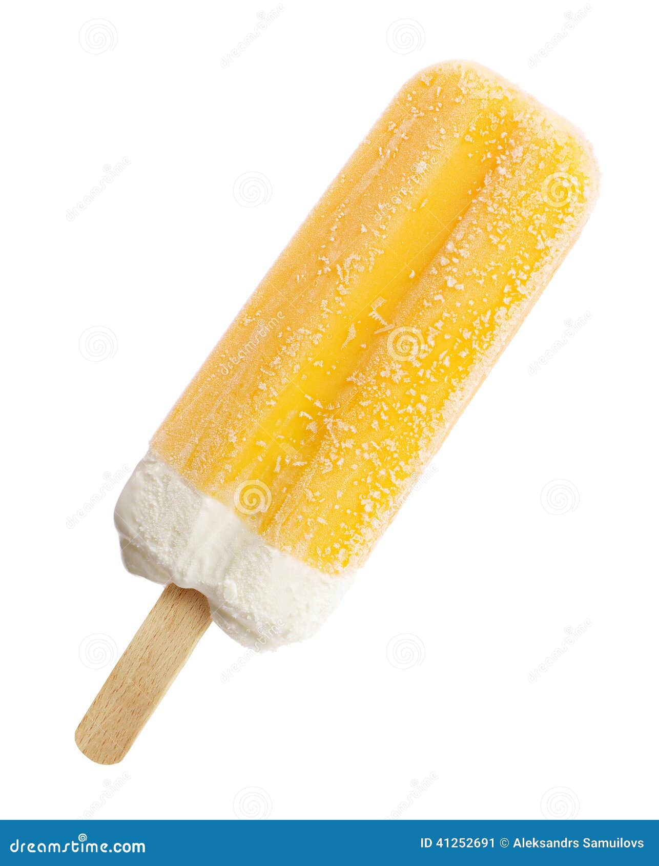 Orange ice cream stock image. Image of healthy, milk - 41252691