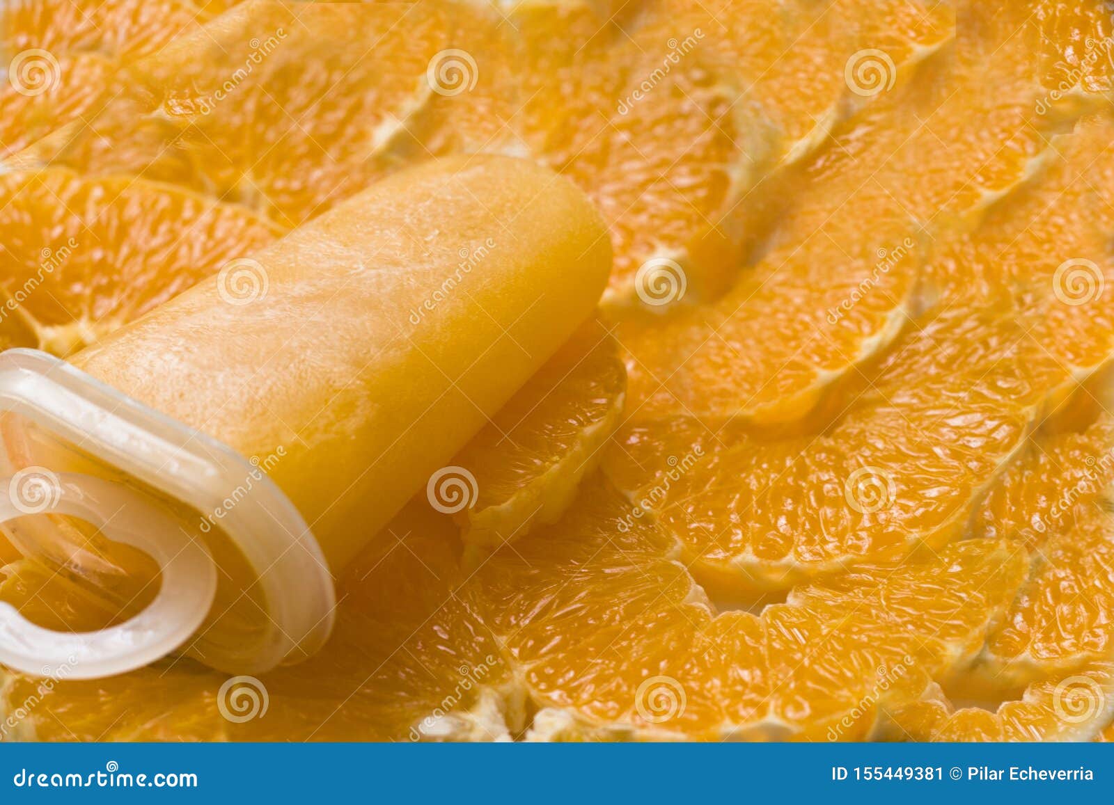 Orange Iced Pole stock image. Image of freezer, eating - 155449381