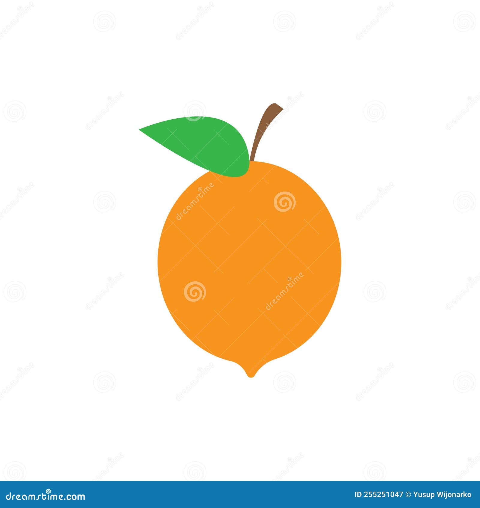 ORANGE Icon Logo Vector Design Template Stock Vector - Illustration of ...