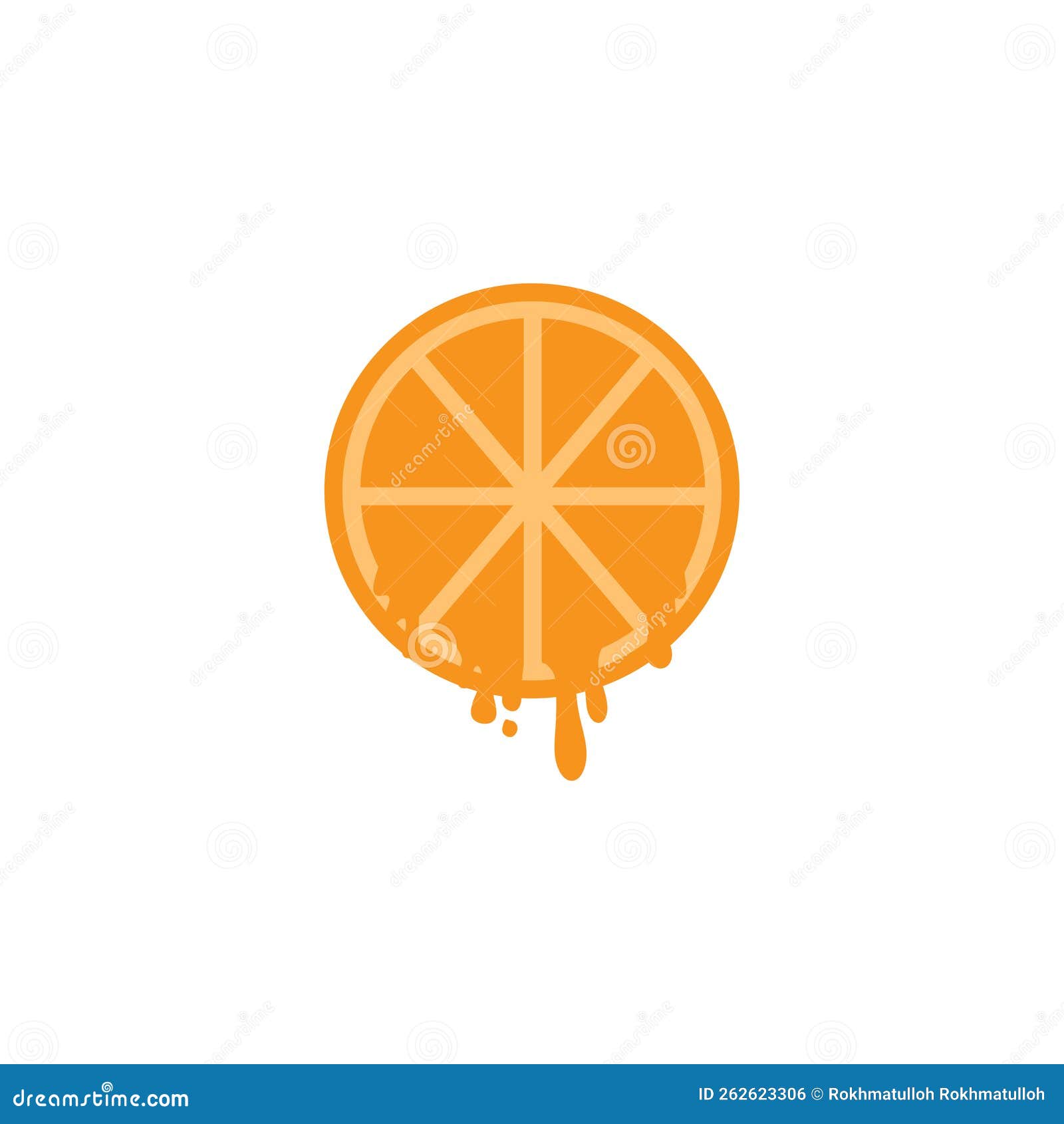 Orange Icon Vector Illustration Logo Design Stock Vector - Illustration ...