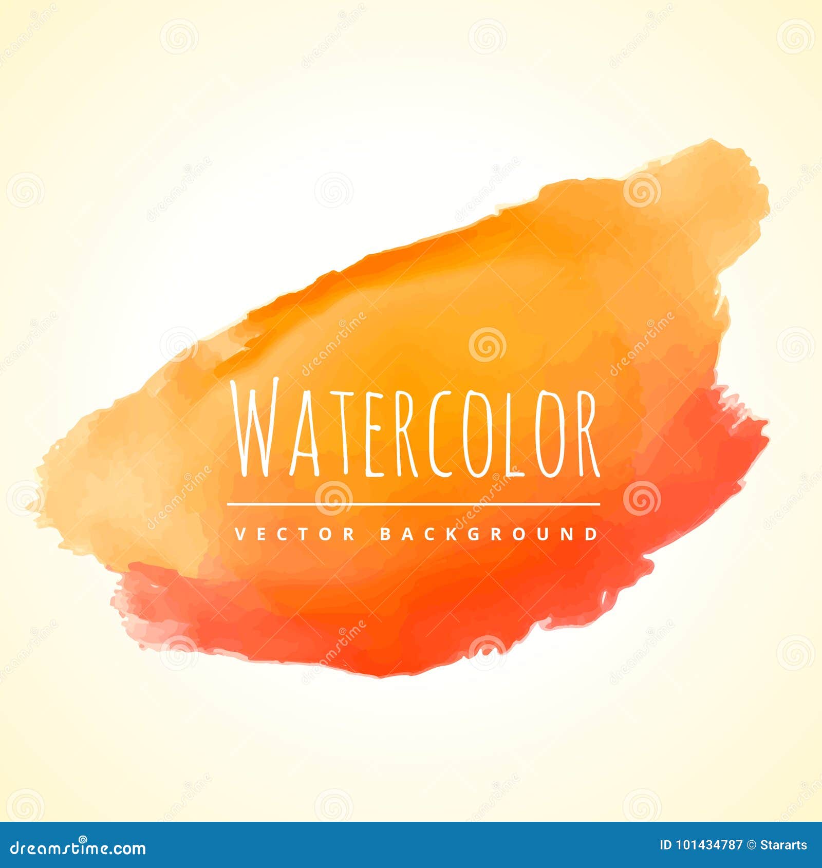 Orange Ink Splash Stain Vector Illustration Stock Vector - Illustration ...
