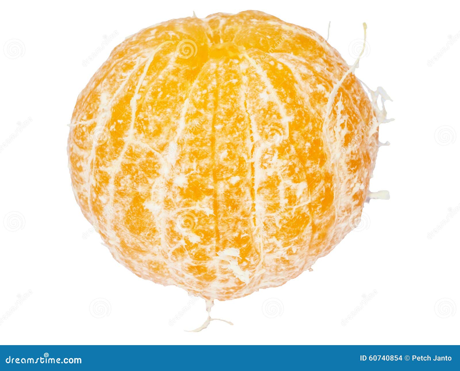 Orange Inside Peeled on a White Background Stock Photo - Image of juicy ...