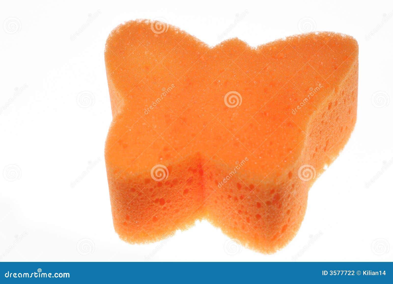 Orange isolated sponge stock photo. Image of care, relaxation - 3577722