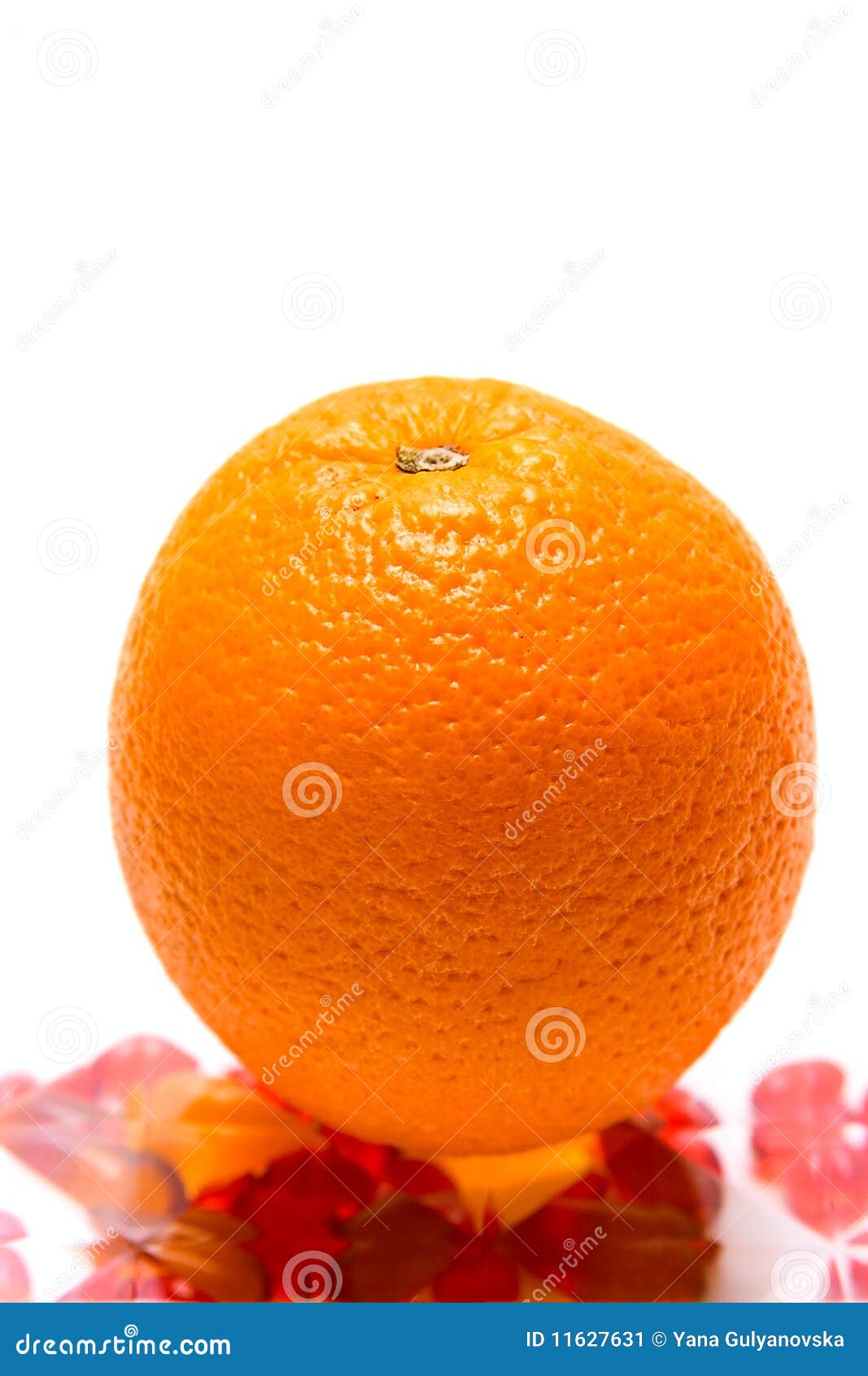 Orange isolated on white stock image. Image of capsule - 11627631