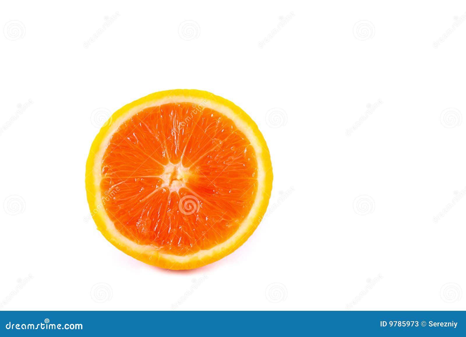 Orange isolated on white stock image. Image of yellow - 9785973