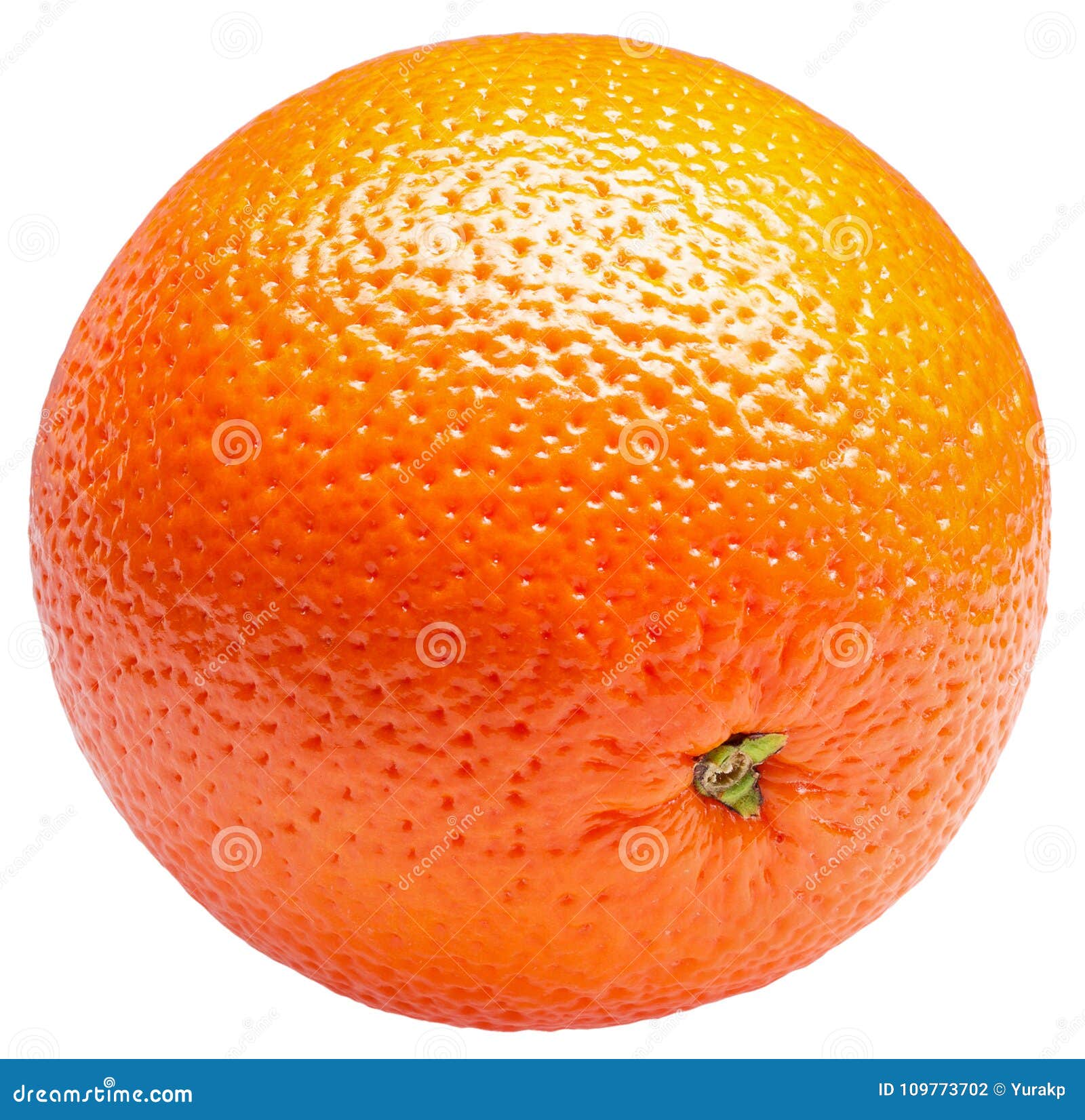 Orange Isolated on a White Background Stock Photo - Image of sweet ...