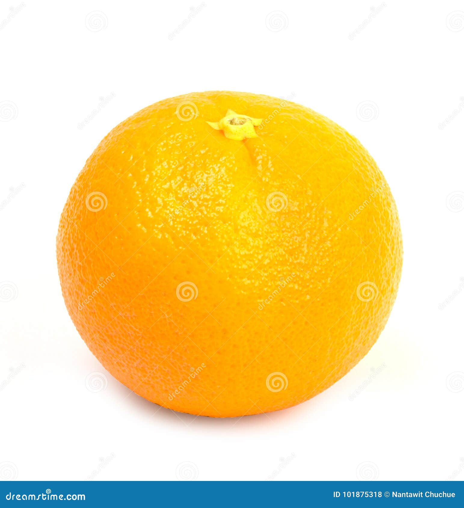 Orange Isolated on White Background Stock Photo - Image of citrus ...