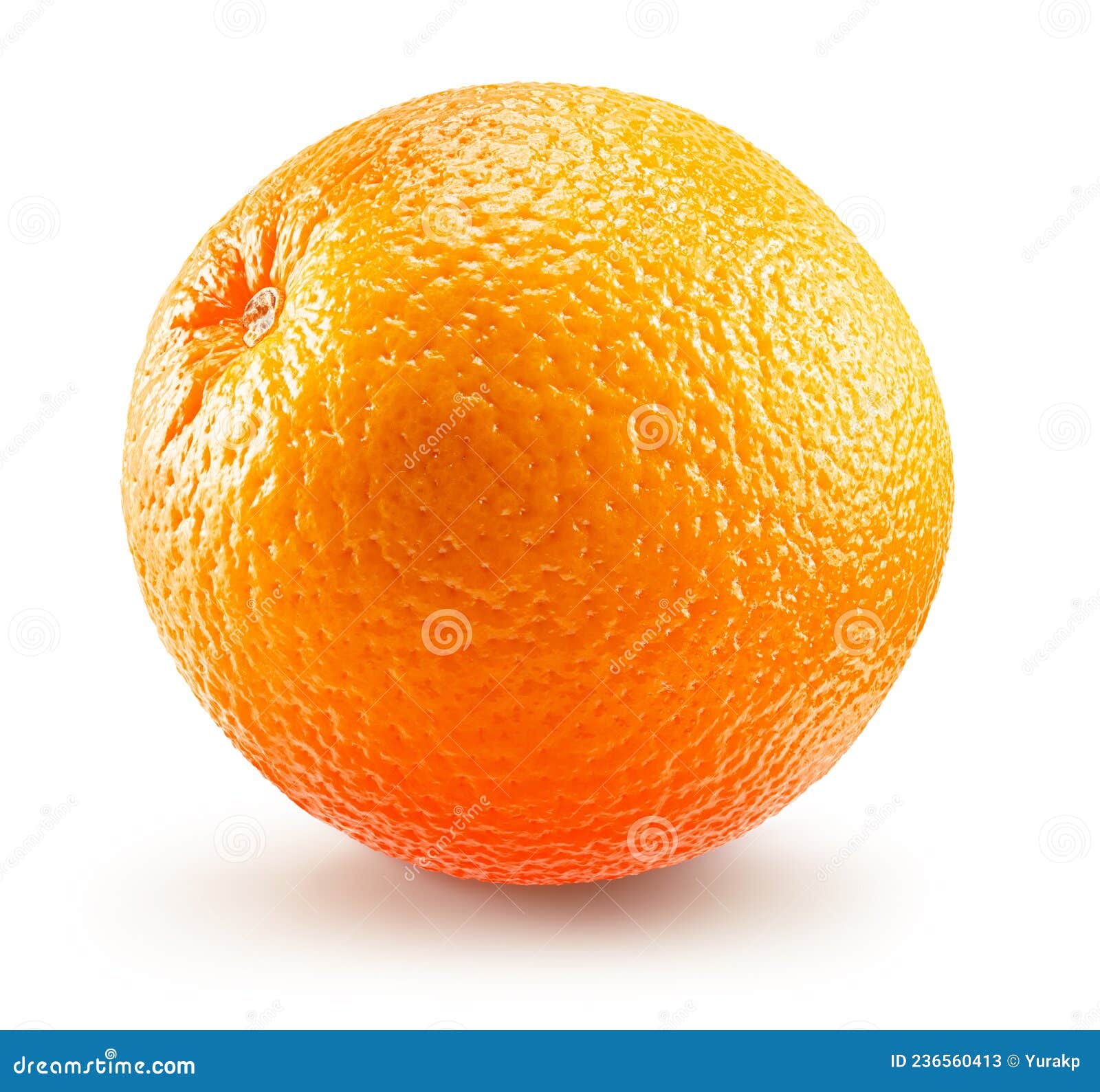 Orange Isolated on a White Background Stock Image - Image of food ...