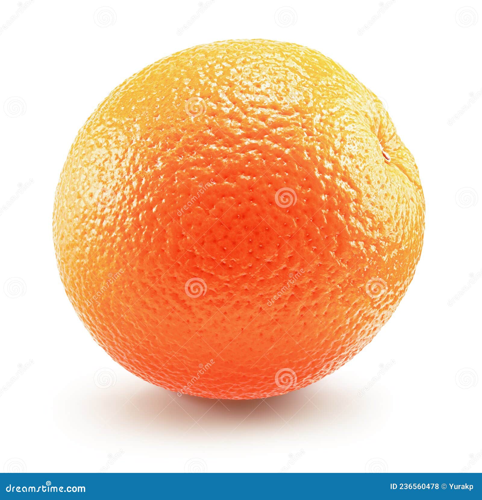 Orange Isolated on a White Background Stock Photo - Image of juicy ...
