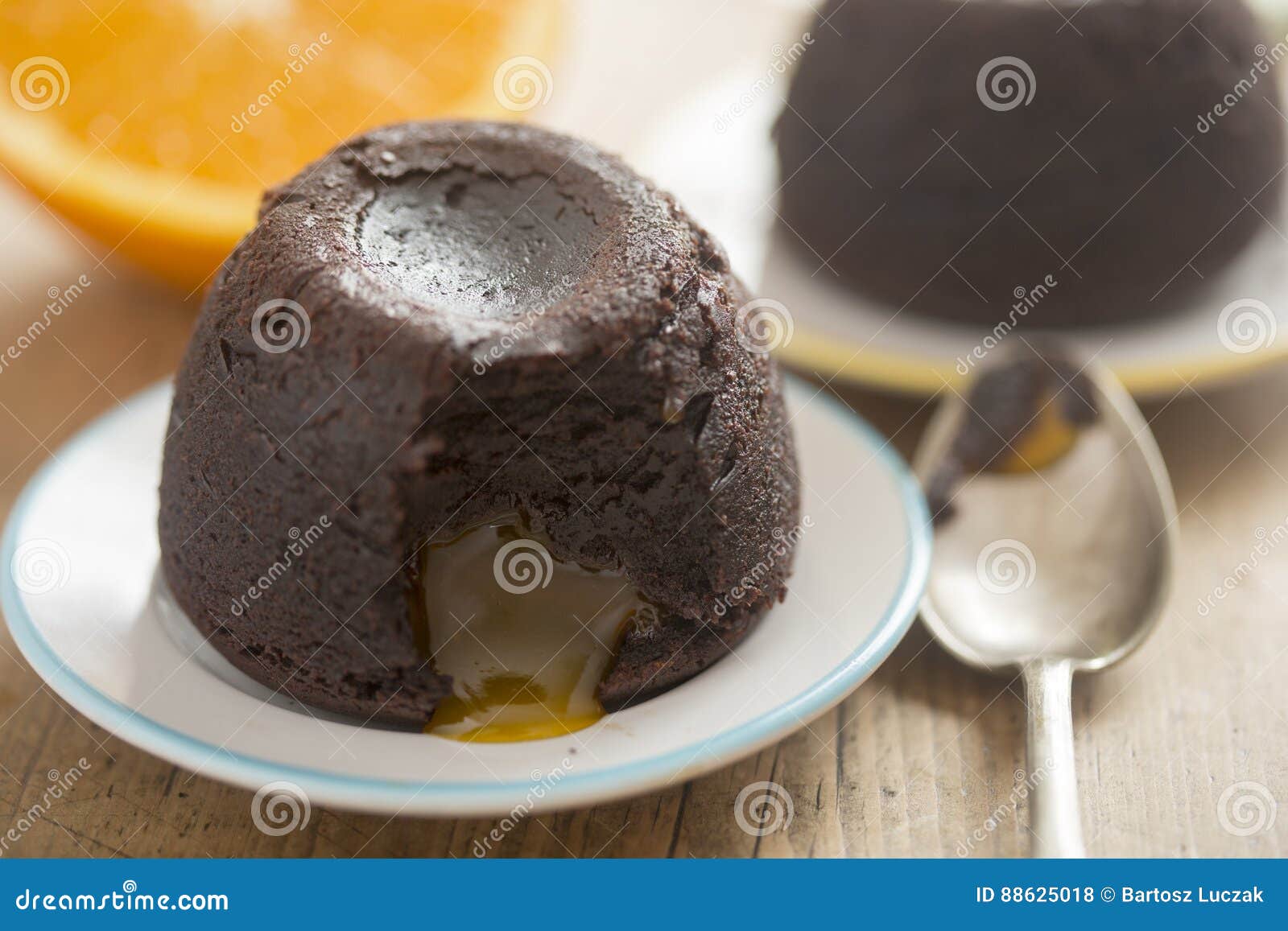 Orange jaffa stock photo. Image of pudding, brownie, gourmet - 88625018
