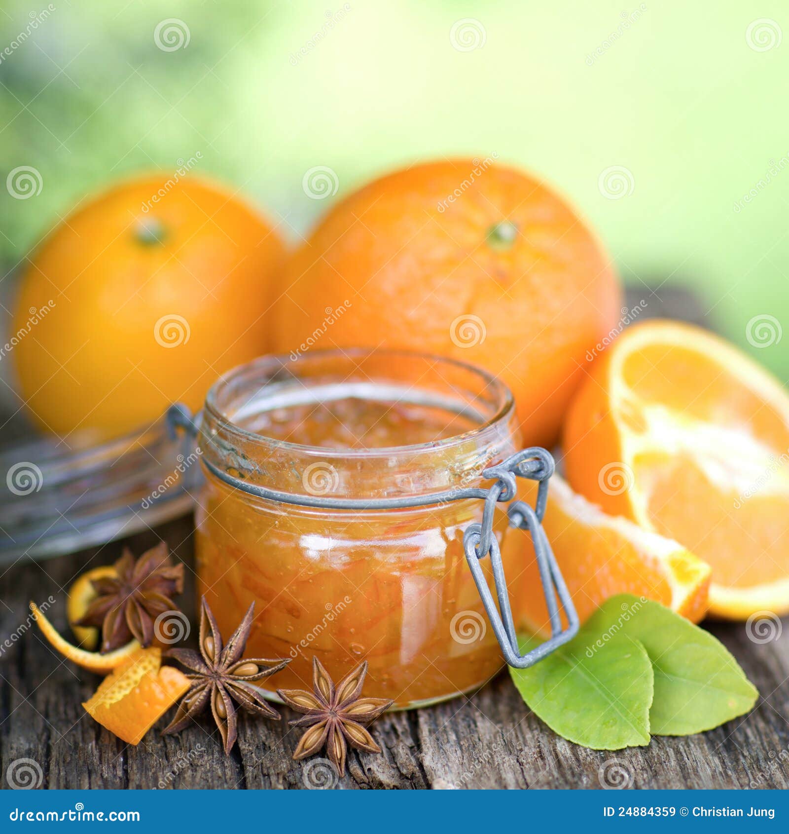 Orange jam stock image. Image of food, marmalade, preserving - 24884359
