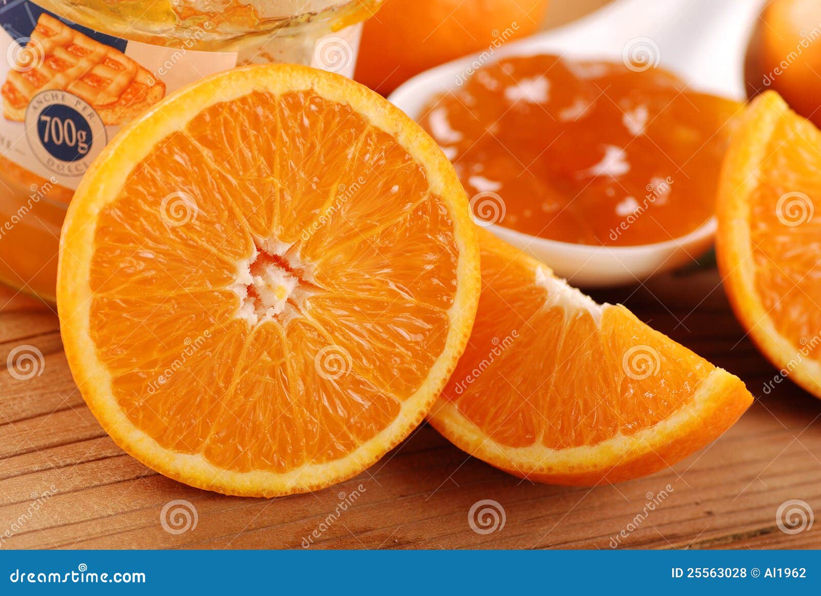 Orange jam stock photo. Image of food, wood, snack, spoon - 25563028