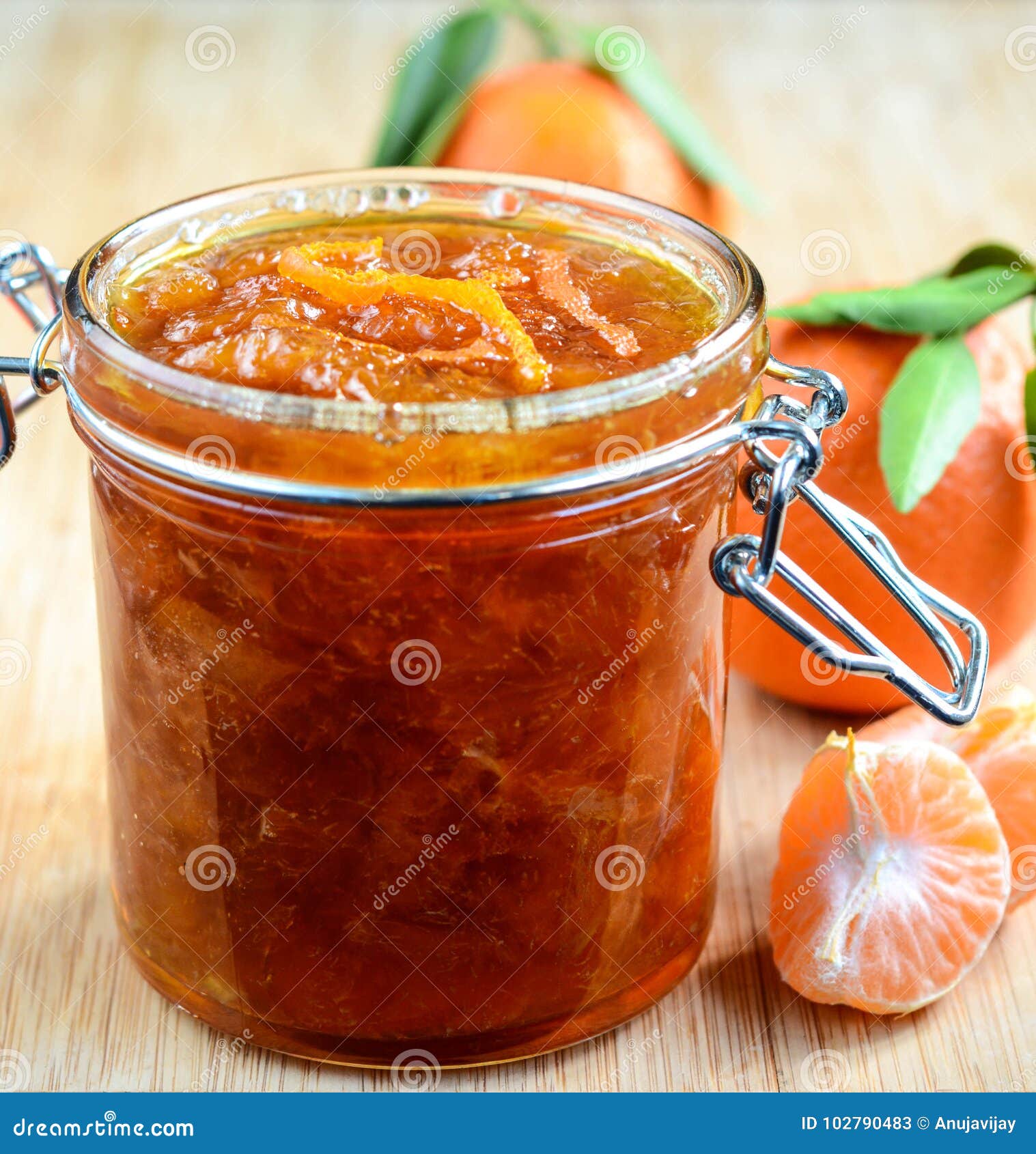 Orange Jam stock image. Image of marmalade, peel, orange - 102790483