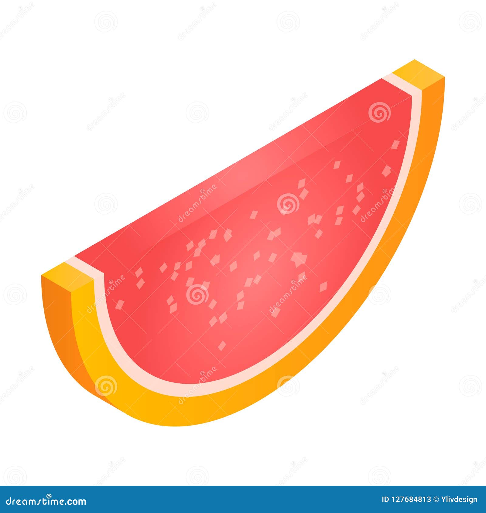 Orange Jelly Candy Icon, Isometric Style Stock Vector - Illustration of ...