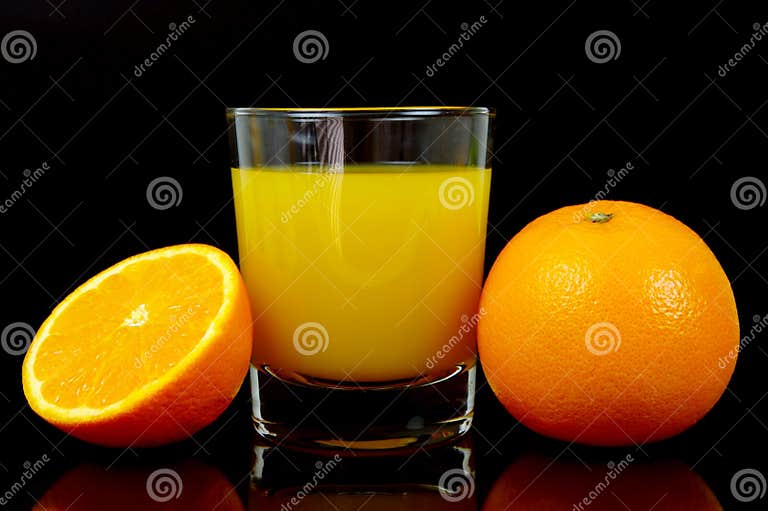 Orange Juice stock image. Image of oranges, fresh, black - 5142013