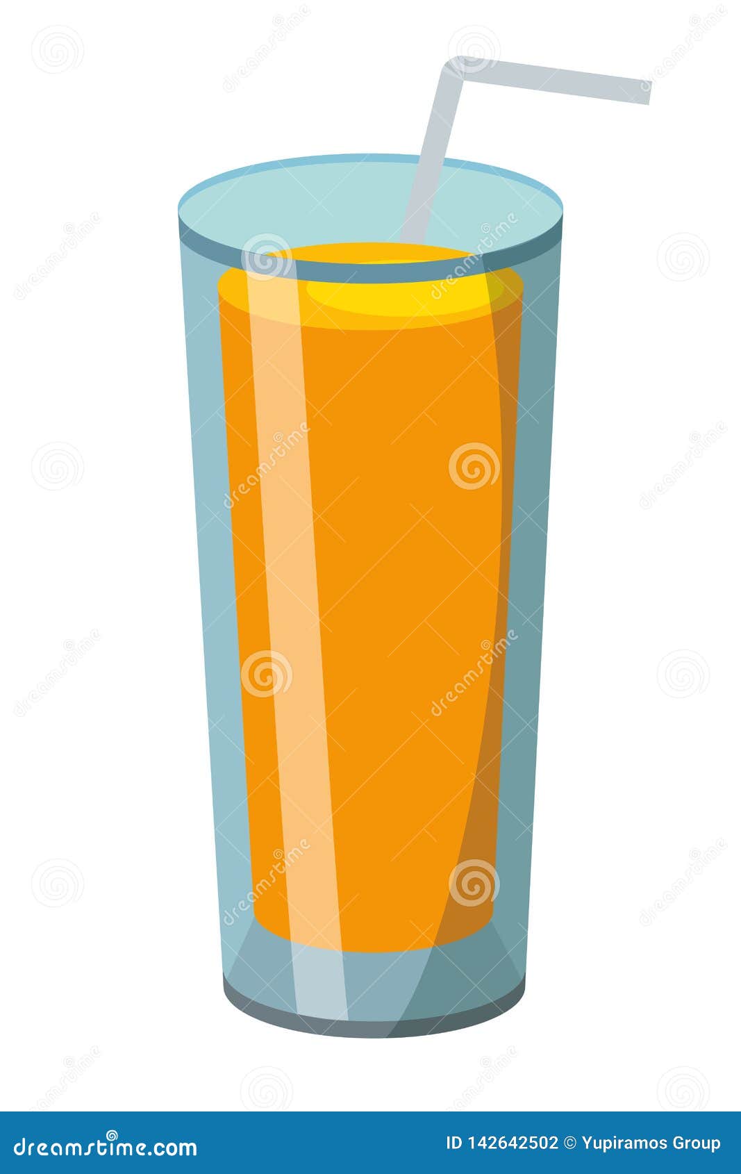 Orange juice cartoon stock vector. Illustration of nutrition - 142642502