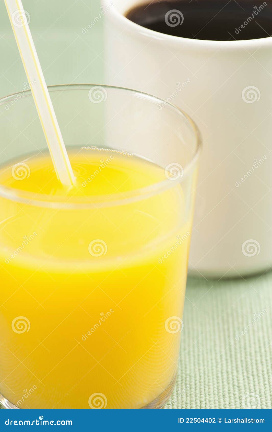 Orange juice and coffee stock photo. Image of people - 22504402