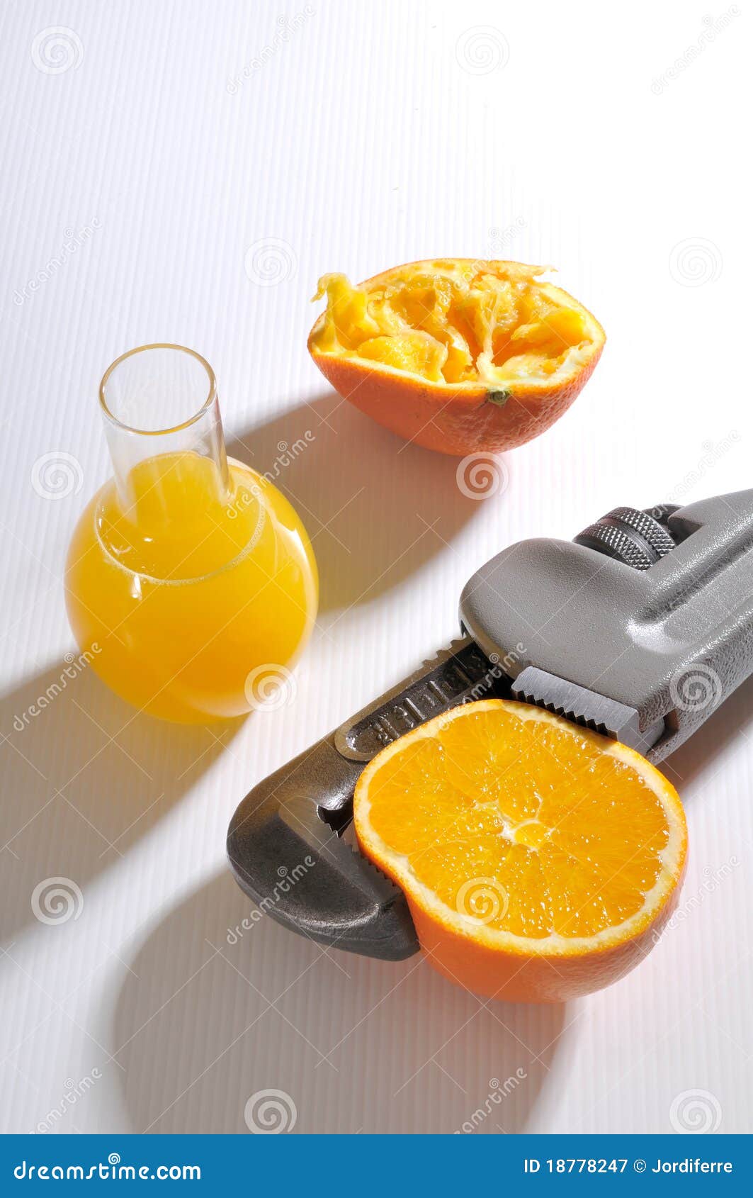 Orange juice distilled stock image. Image of concept - 18778247